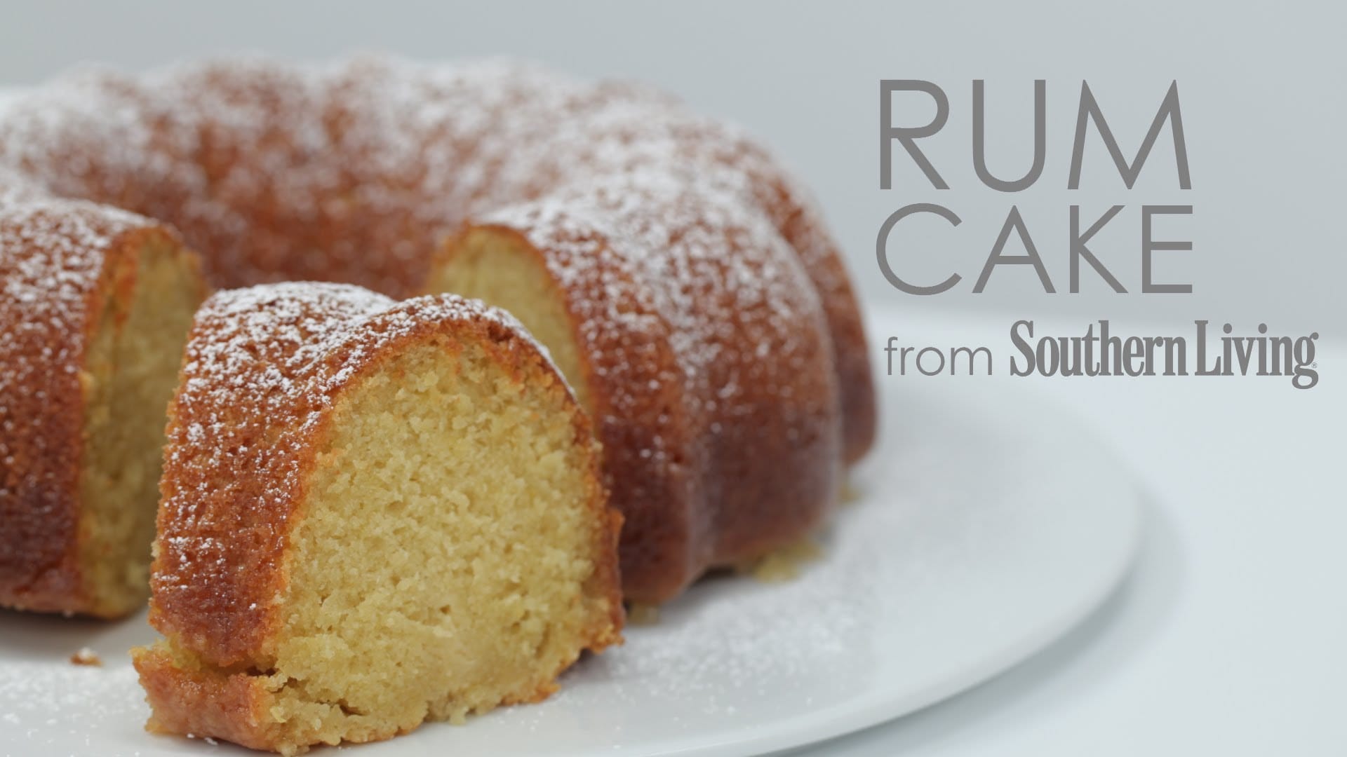 How To Make Classic Rum Cake - Afternoon Baking With Grandma
