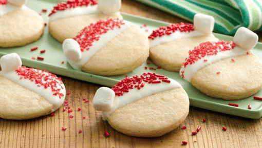 Fun To Make Santa Hat Cookies - Afternoon Baking With Grandma